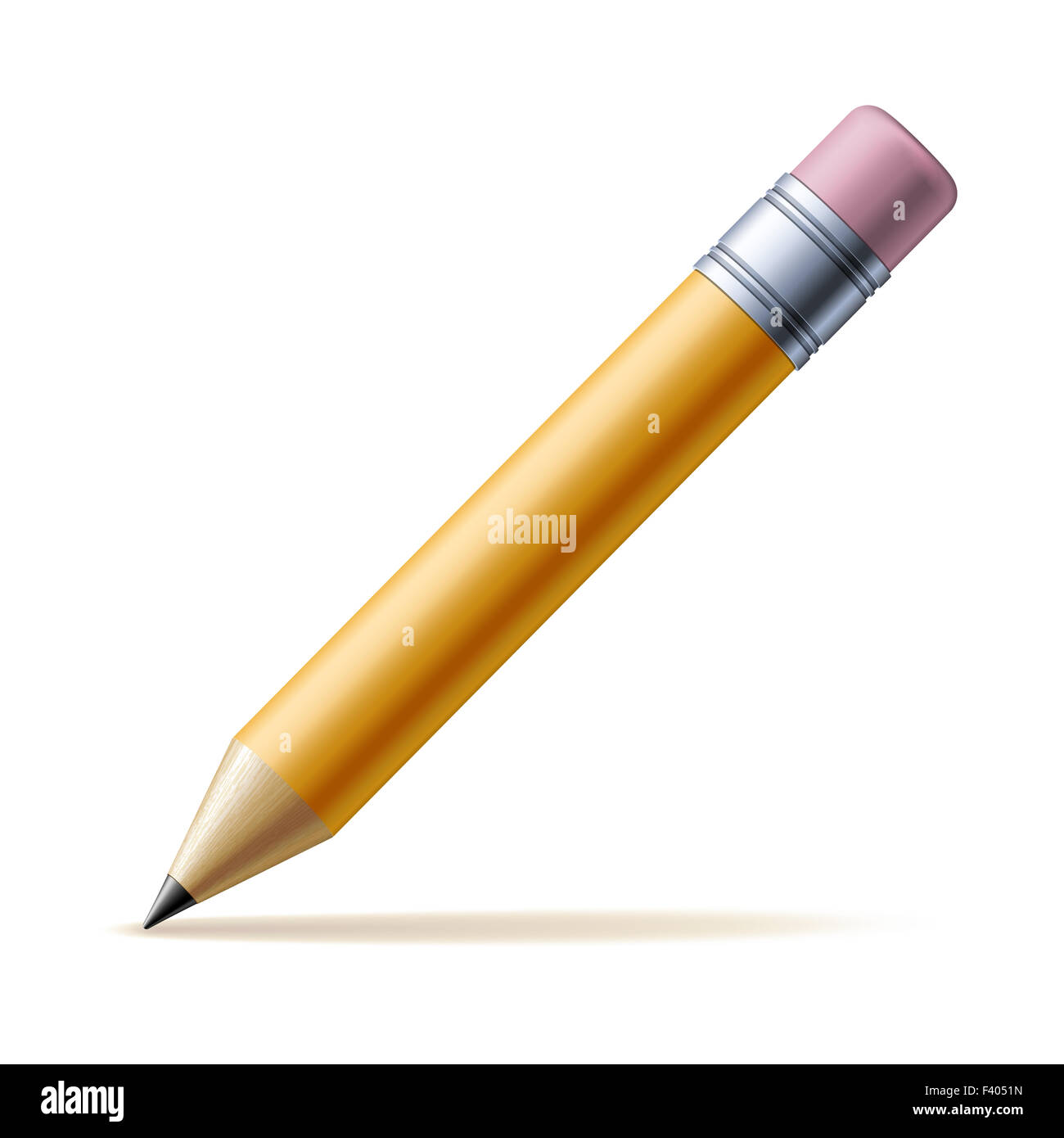 Short yellow pencil hi-res stock photography and images - Alamy