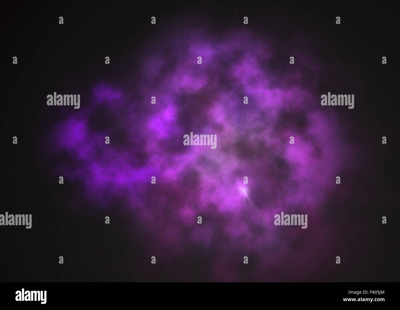 Being shone nebula Stock Photo - Alamy