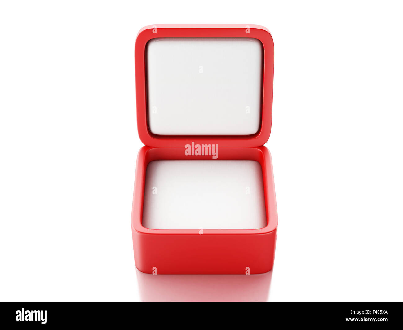 empty gift box. 3d illustration Stock Photo - Alamy