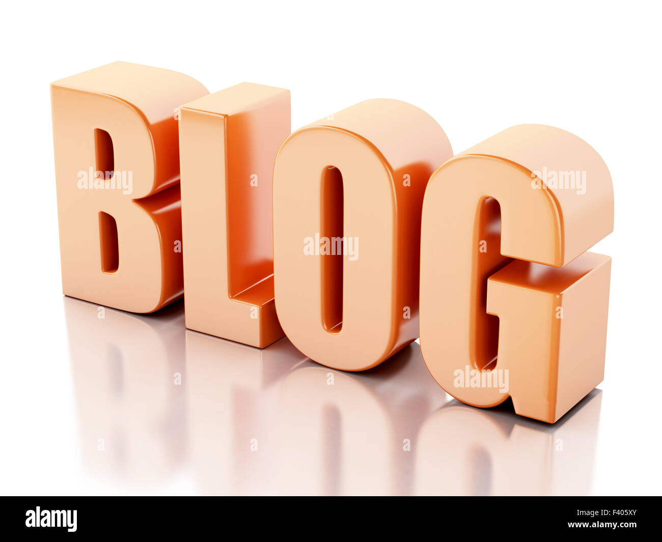 blog 3d illustration Stock Photo - Alamy