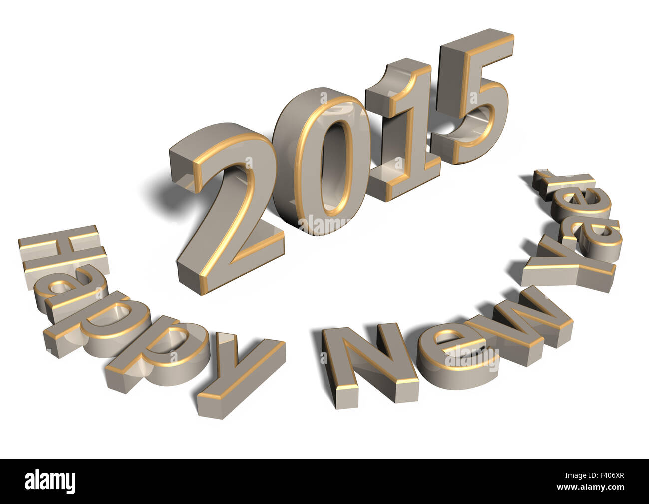 2015 square greeting card Stock Photo - Alamy