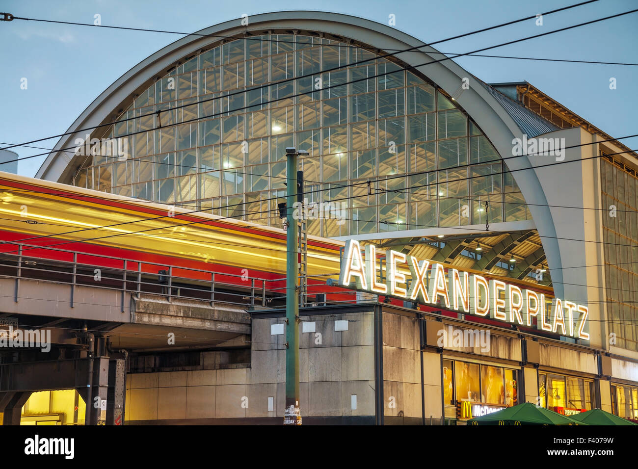 Alexanderplatz subway station in Berlin Stock Photo - Alamy