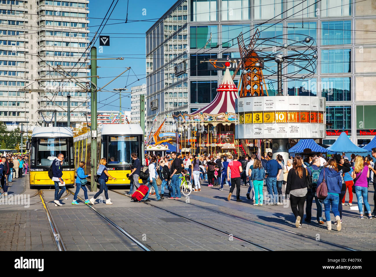 Alexanderplatz square in Berlin, Germany Stock Photo - Alamy