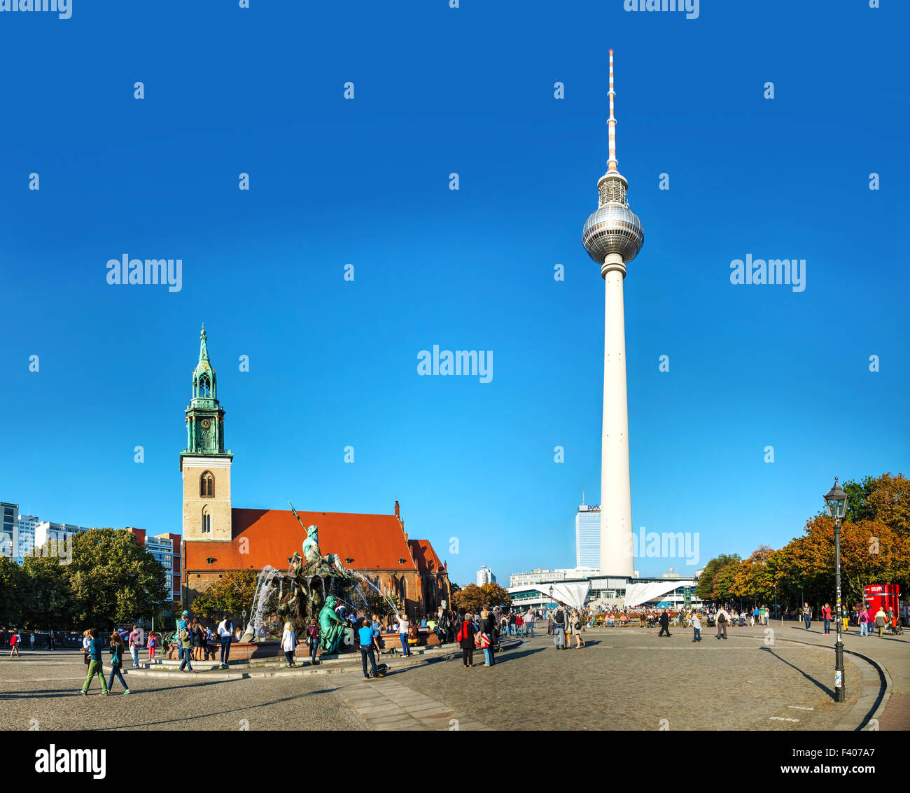 Alexanderplatz square in Berlin, Germany Stock Photo - Alamy