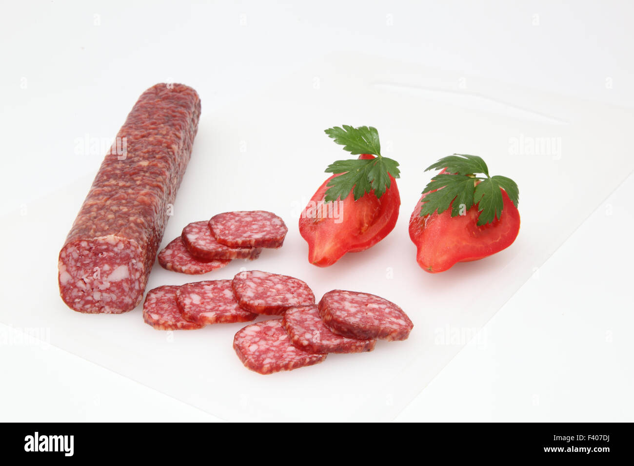 Rolled salami hi-res stock photography and images - Alamy