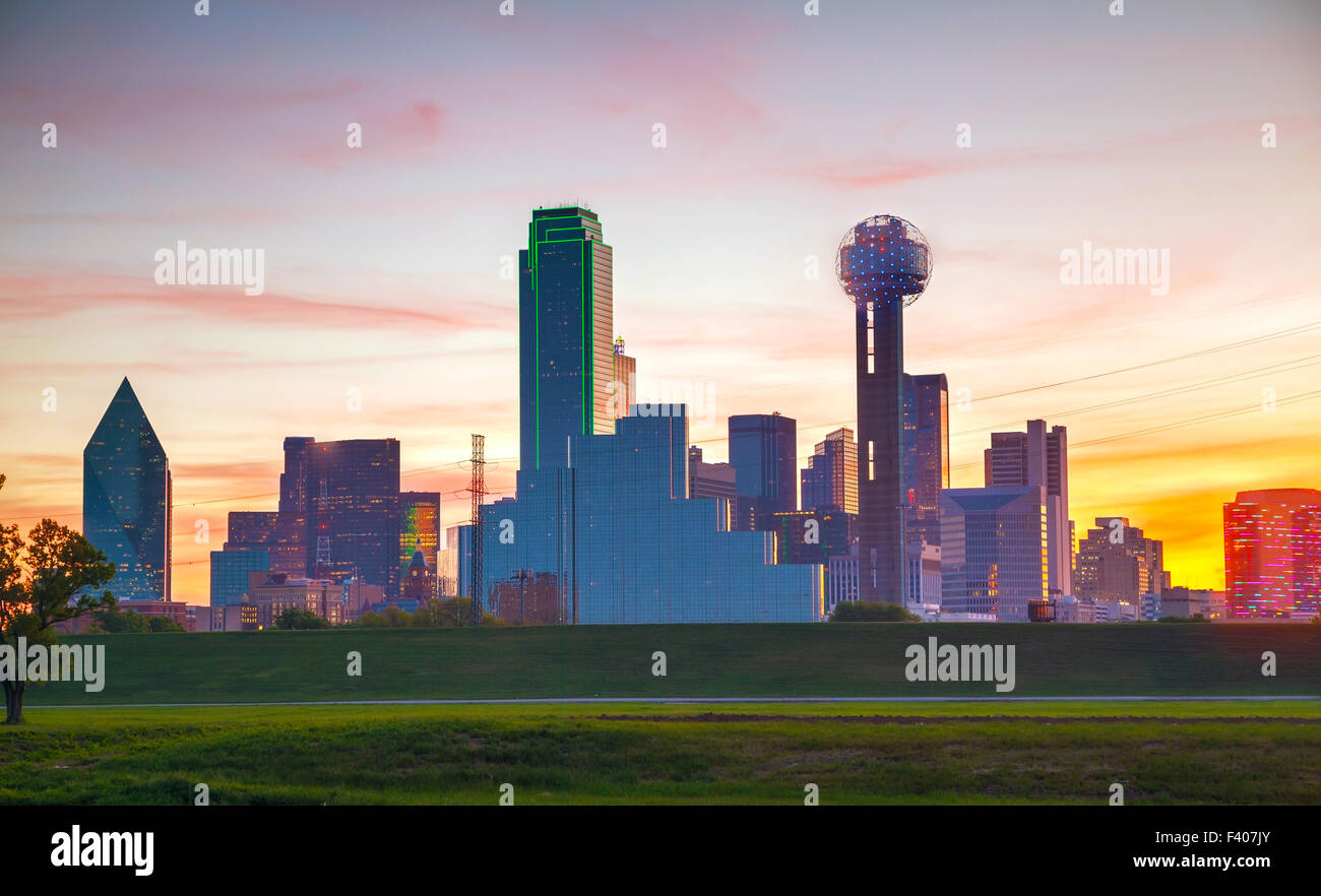 Overview of downtown Dallas Stock Photo - Alamy