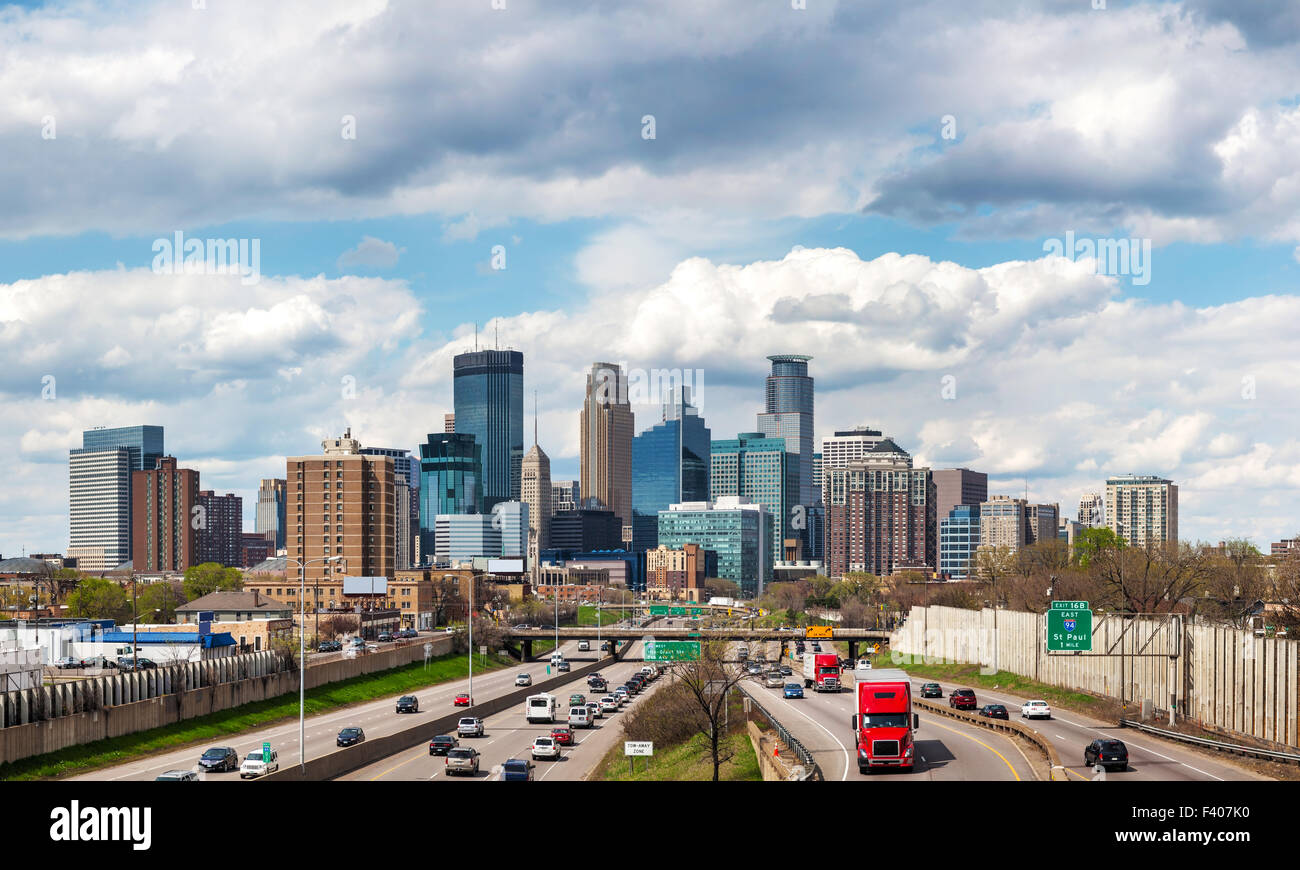 Downtown Minneapolis, Minnesota Stock Photo - Alamy