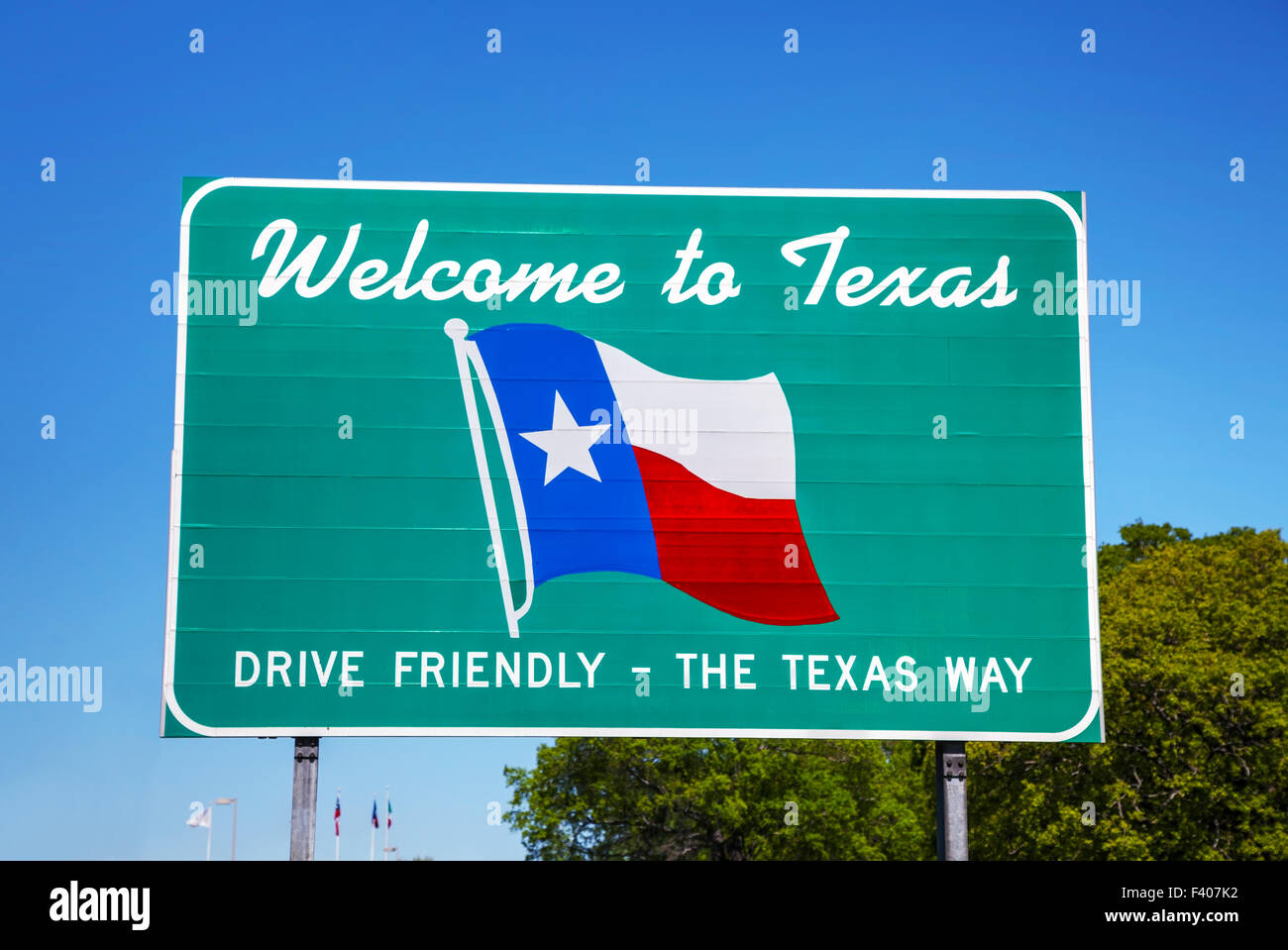 Welcome texas sign hi-res stock photography and images - Alamy