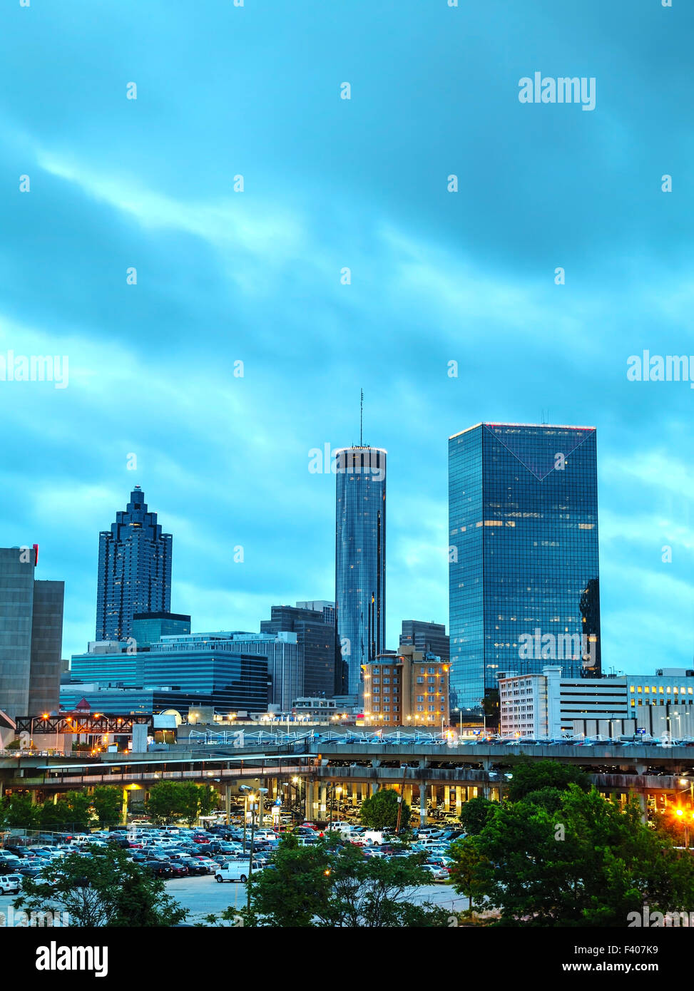Night atlanta hi-res stock photography and images - Alamy