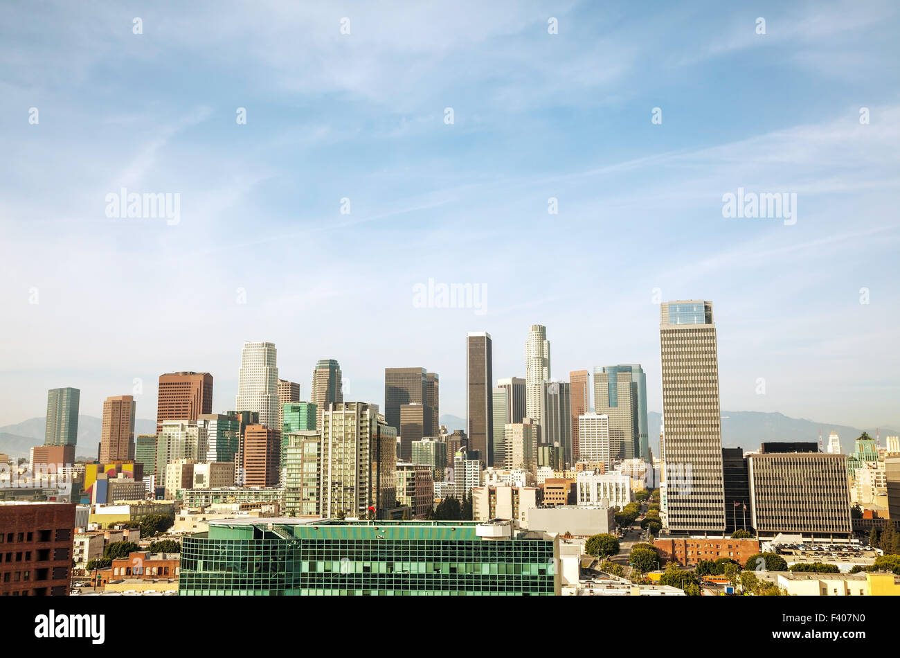 Los Angeles cityscape Stock Photo - Alamy