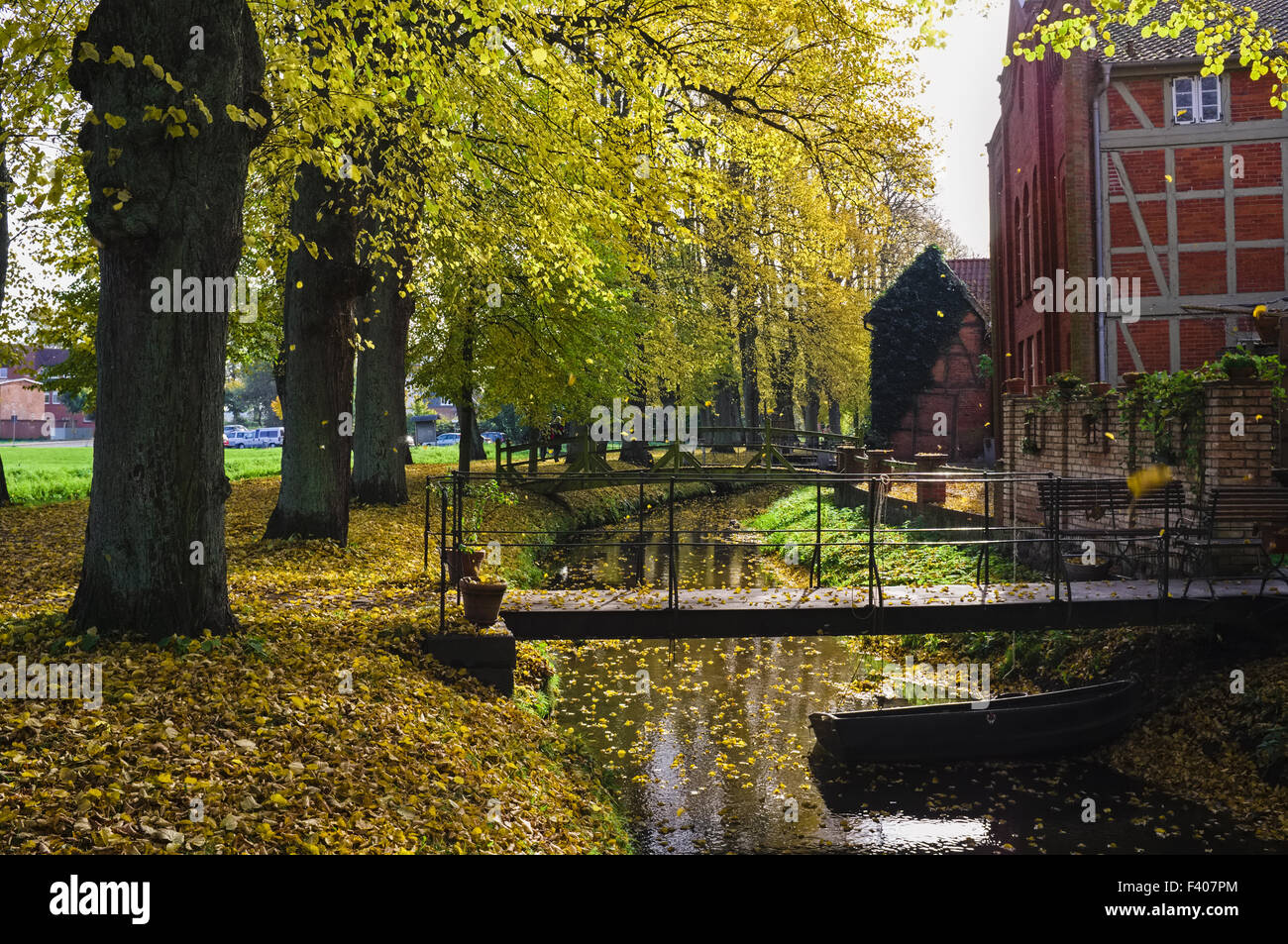Inner moat, Boizenburg, Germany Stock Photo - Alamy
