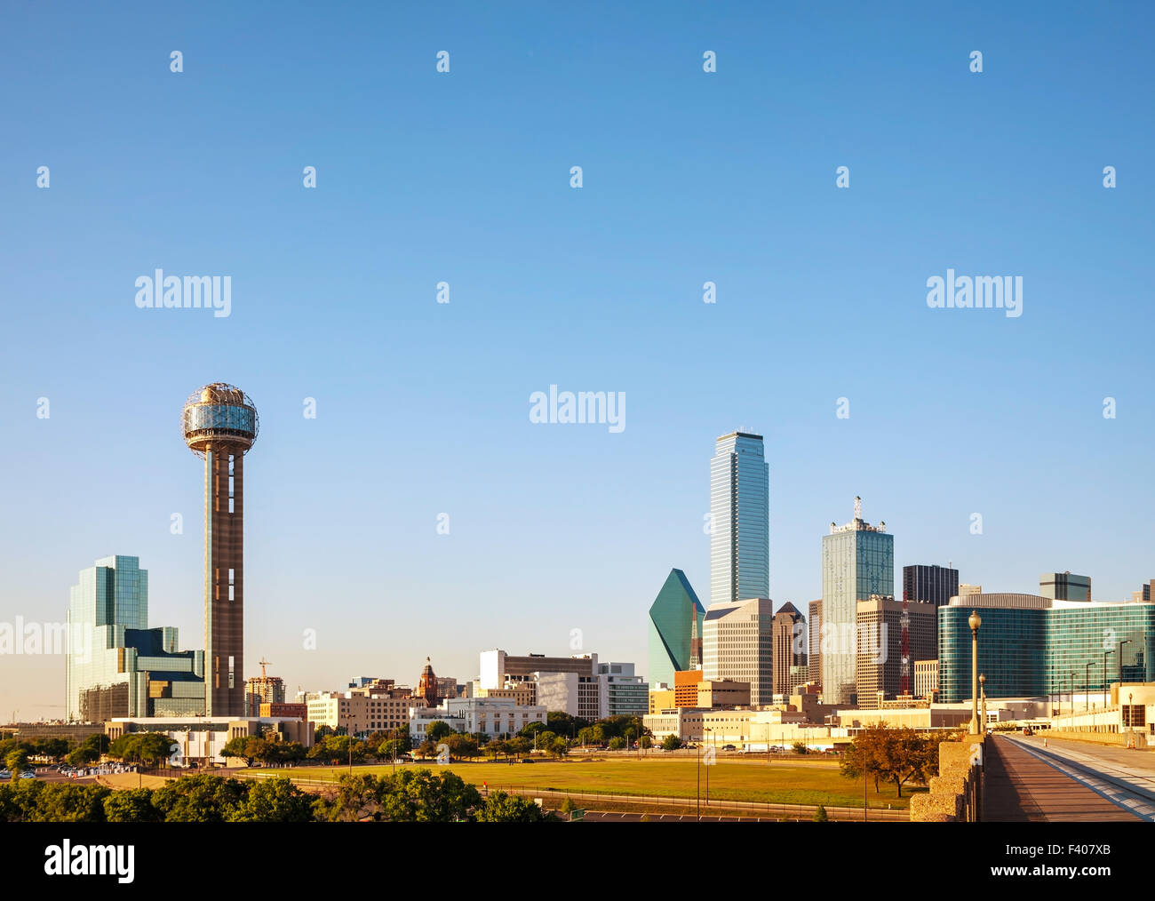 Overview of downtown Dallas Stock Photo - Alamy