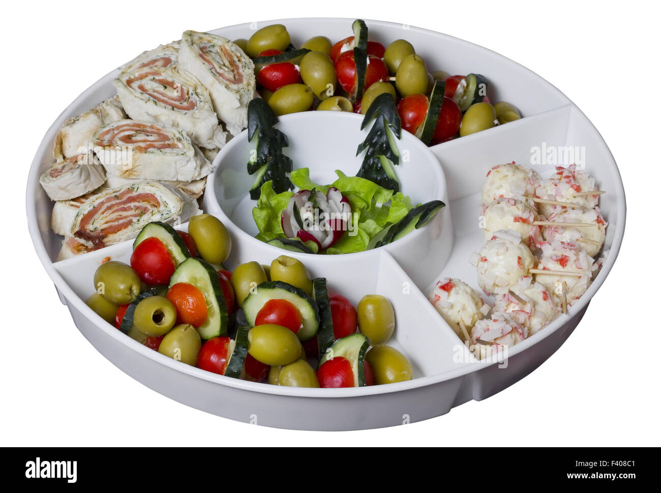 Seafood mix plate Cut Out Stock Images & Pictures - Alamy