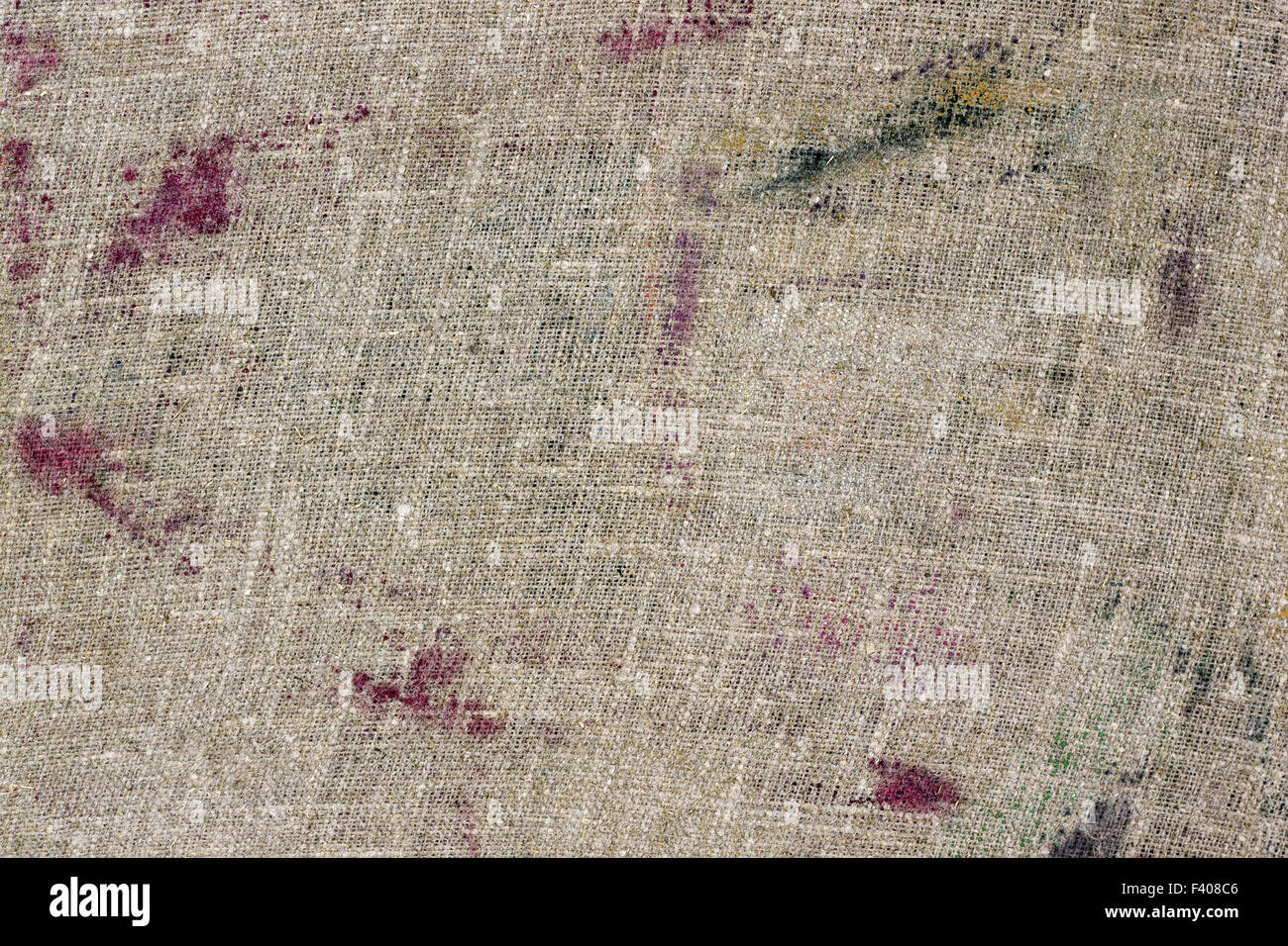 Oil canvas back side view Stock Photo - Alamy