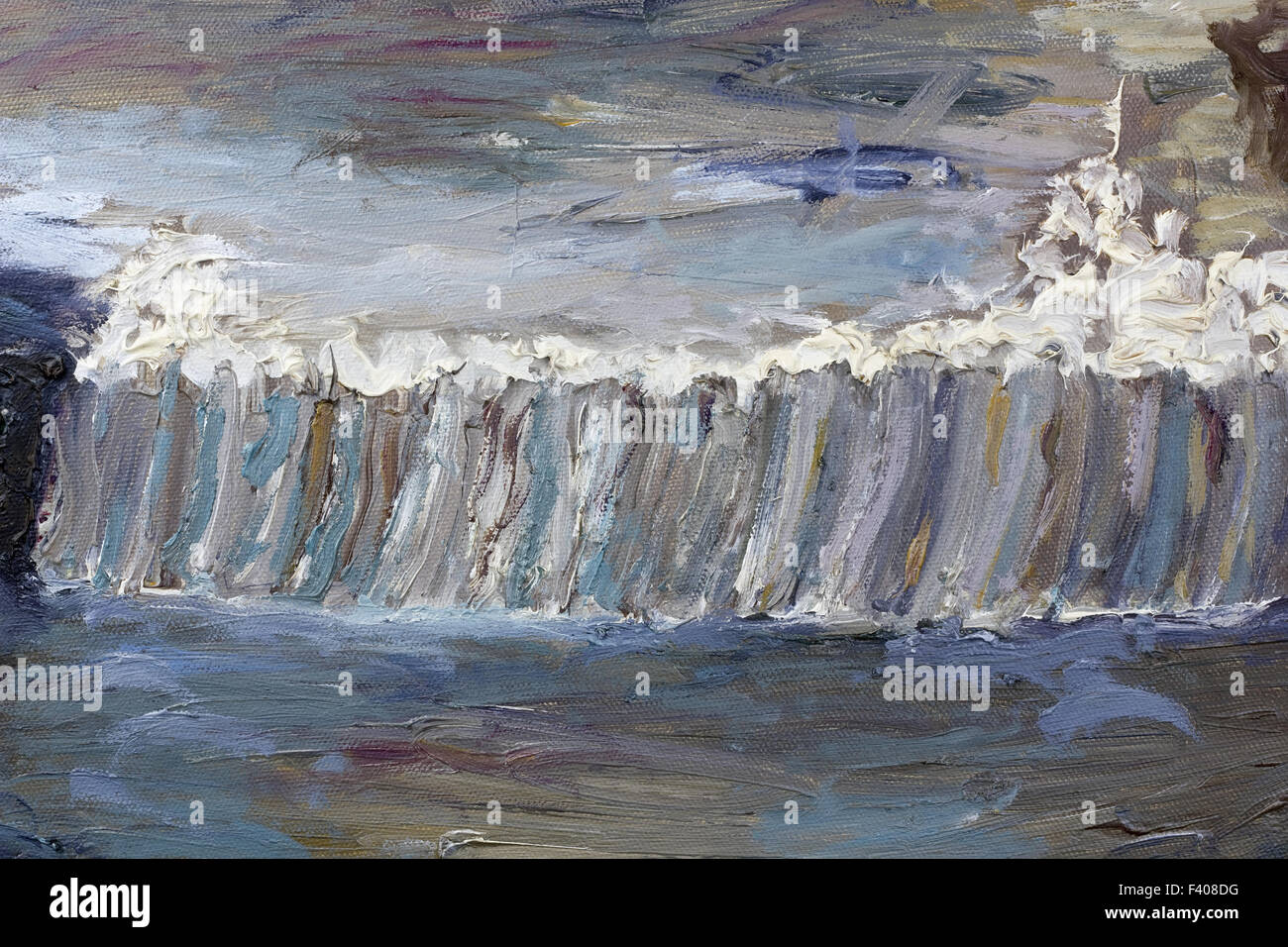 Morning forest stream Stock Photo - Alamy