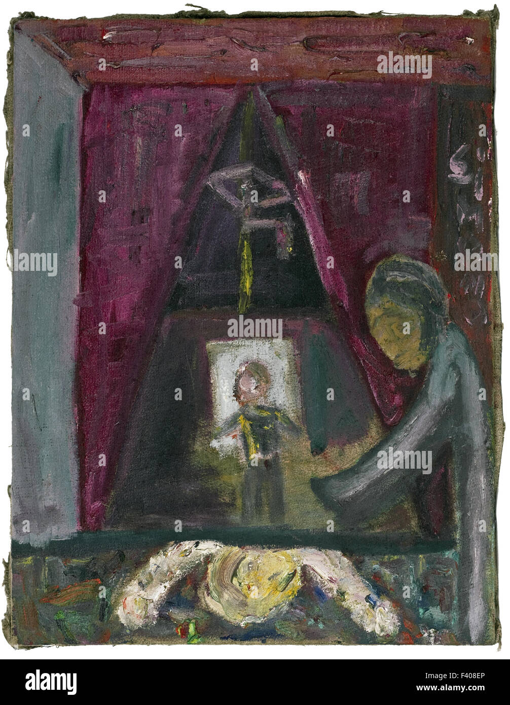 Birth of christ painting hi-res stock photography and images - Alamy