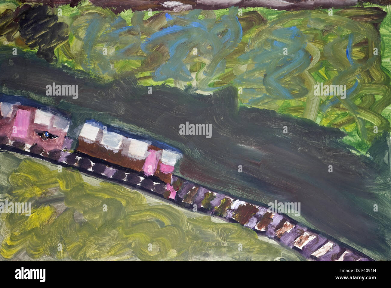 Pink locomotive hi-res stock photography and images - Alamy