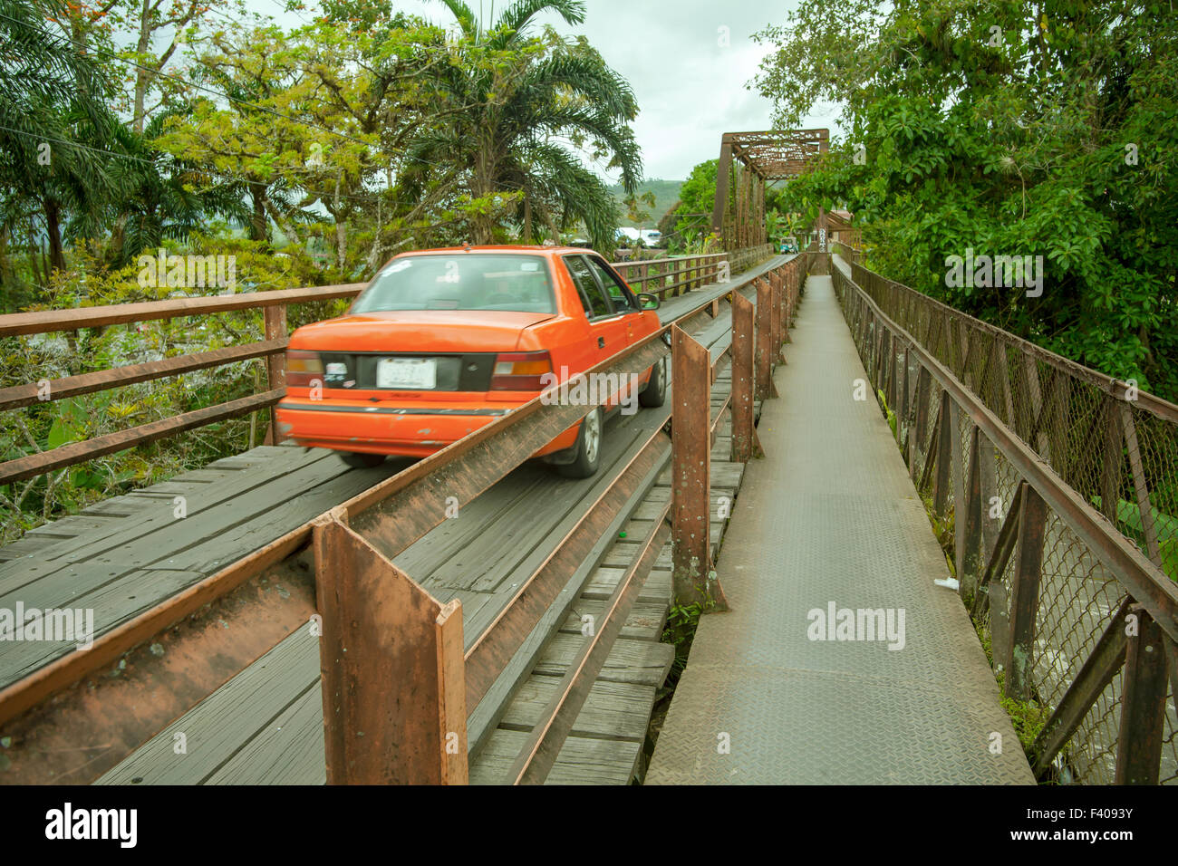 Bridge in Costa Rica Stock Photo - Alamy