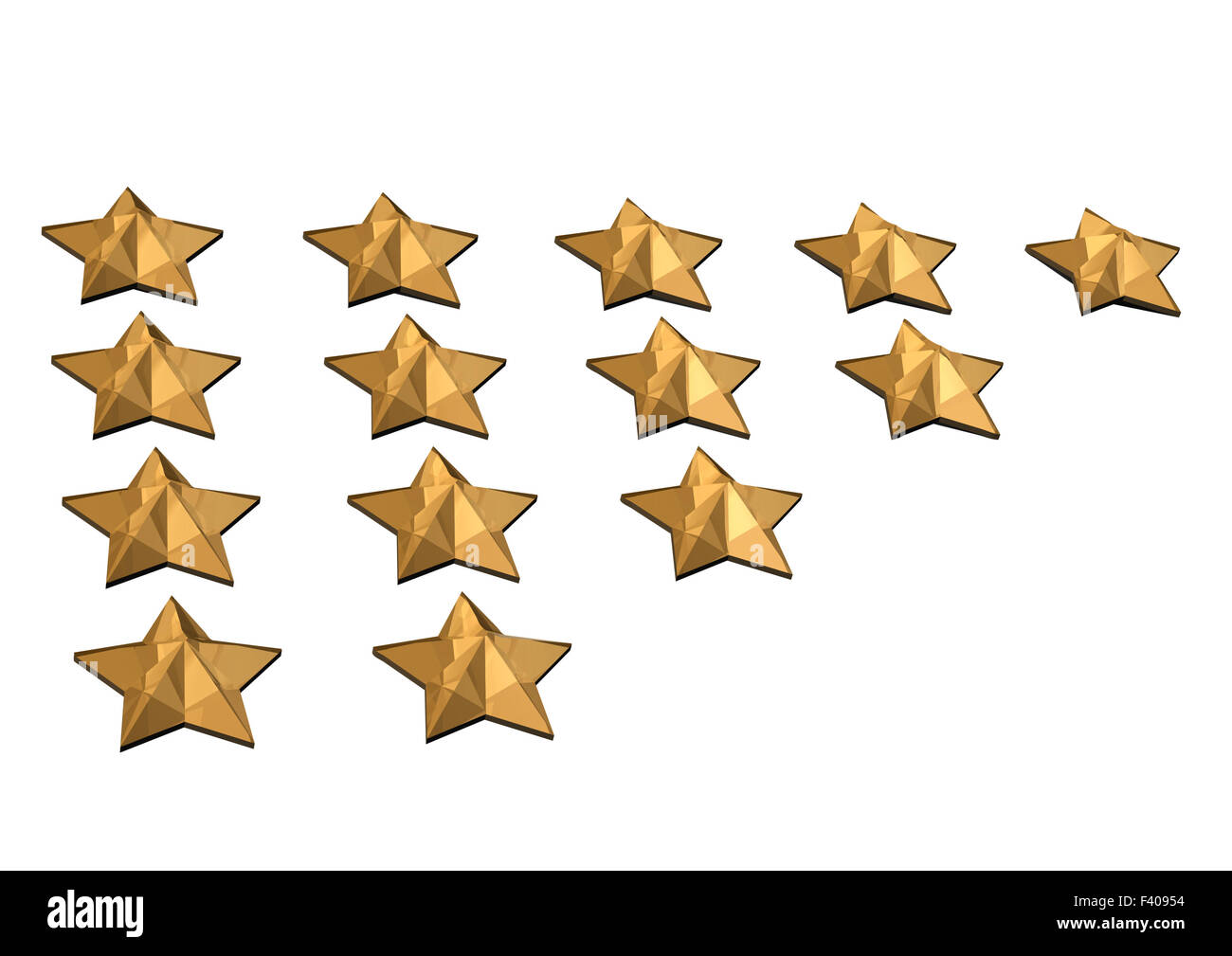 Shiny gold star small stars Cut Out Stock Images & Pictures - Alamy