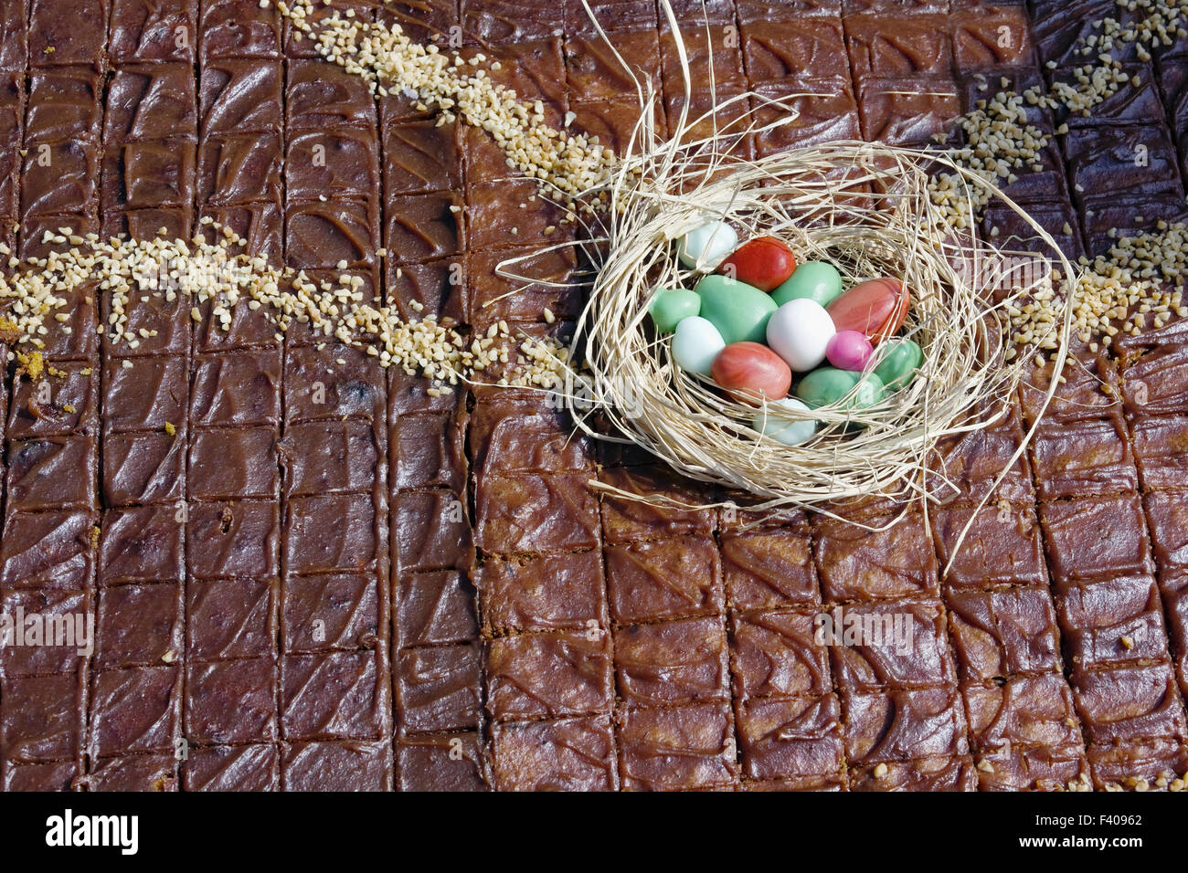 Large Easter cake Stock Photo - Alamy
