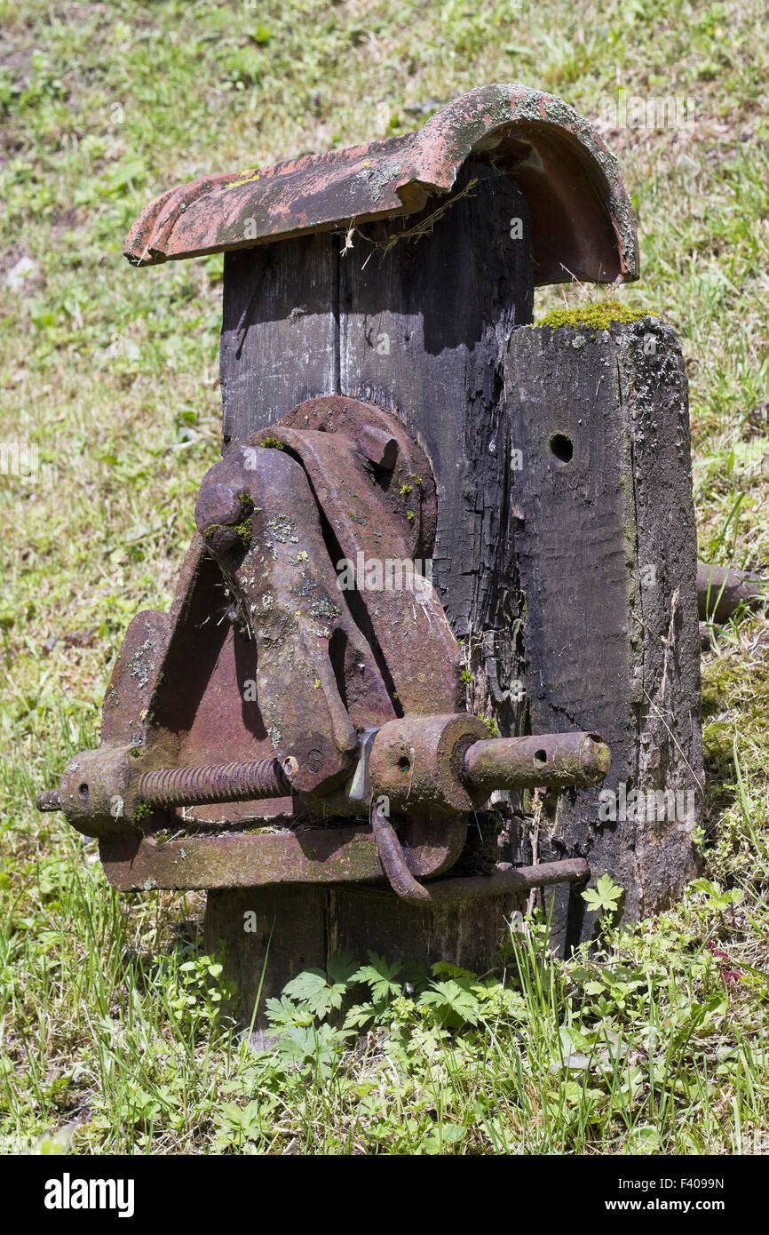 Vintage retro machinery Stock Photo - Alamy