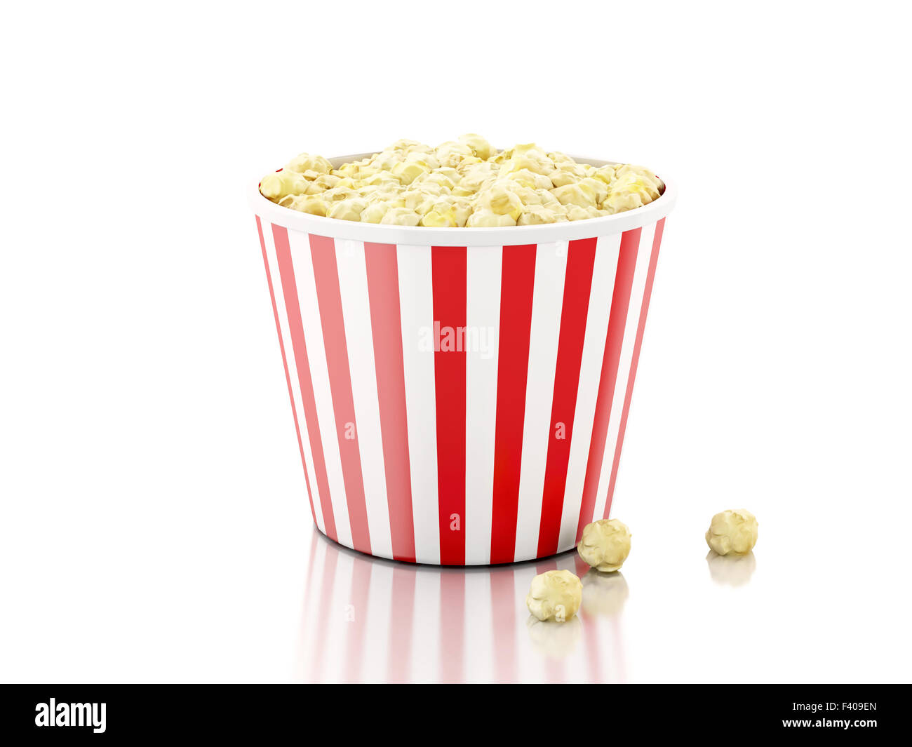 3d render popcorn hi-res stock photography and images - Alamy