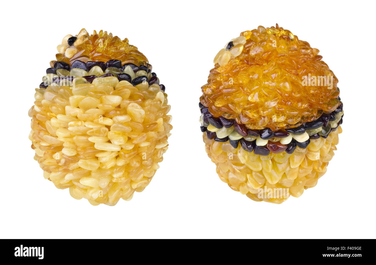 Amber Easter eggs Stock Photo - Alamy