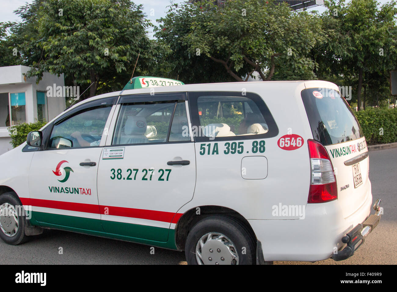 a Vinasun taxi in Ho Chi Minh Saigon,Vietnam Stock Photo - Alamy