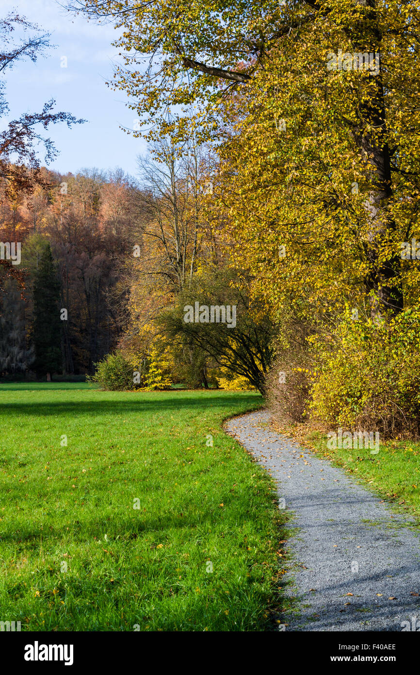 Fall walk in the park hi-res stock photography and images - Alamy