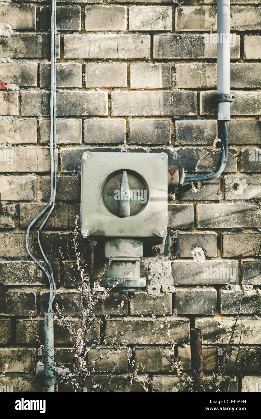 Old electrical box hi-res stock photography and images - Alamy