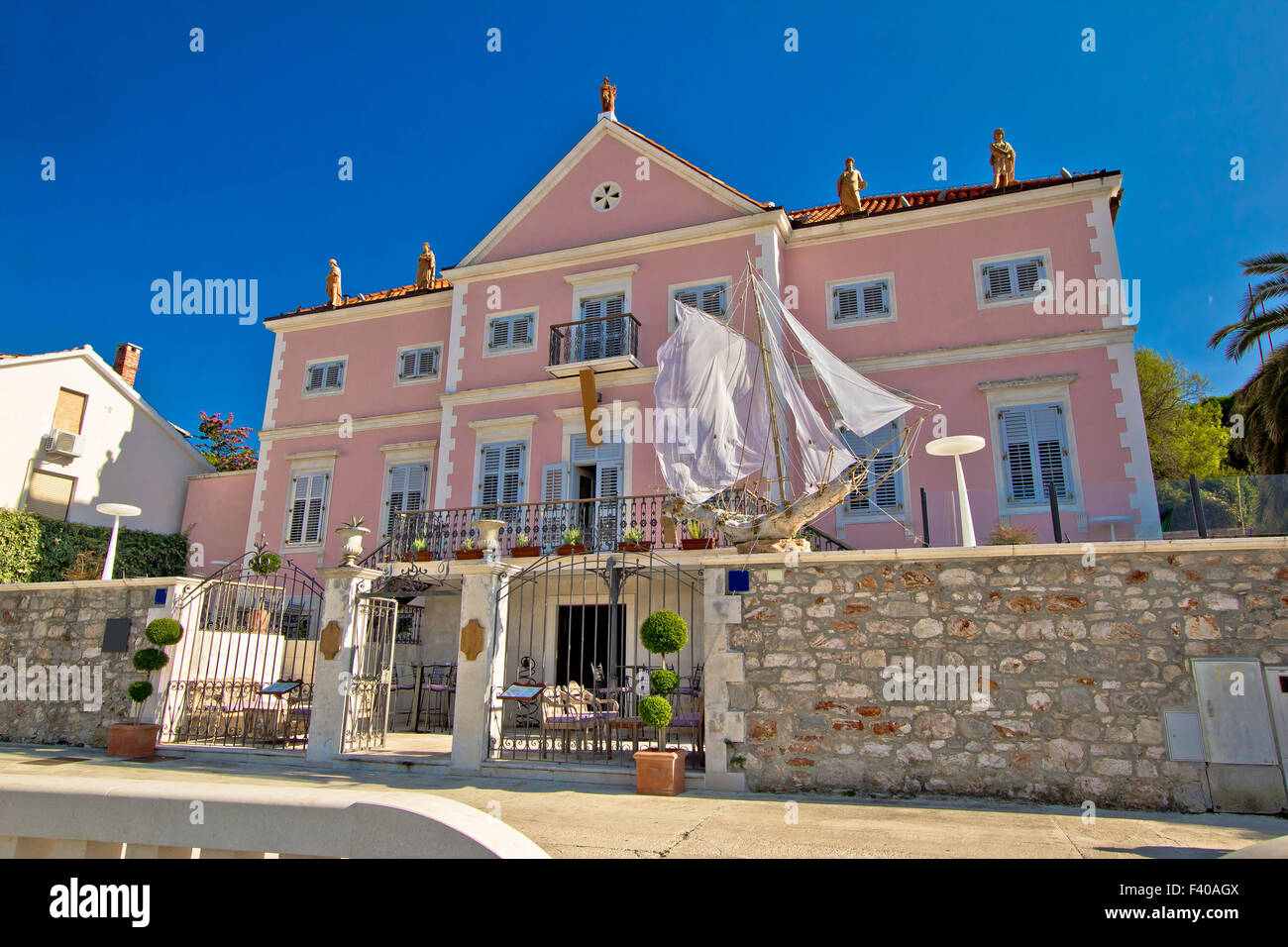 Stari Grad on Hvar island architecture Stock Photo - Alamy