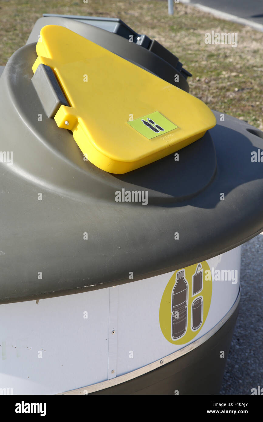 Recycling container france hi-res stock photography and images - Alamy