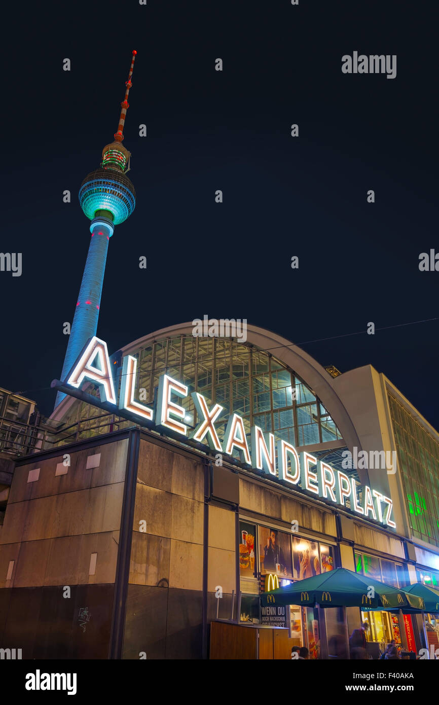 Alexanderplatz square in Berlin, Germany Stock Photo - Alamy