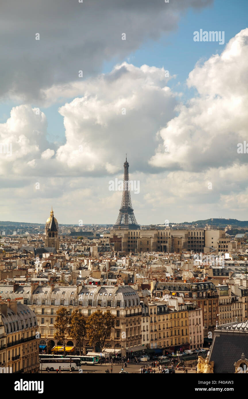 Aerial view of Paris Stock Photo - Alamy