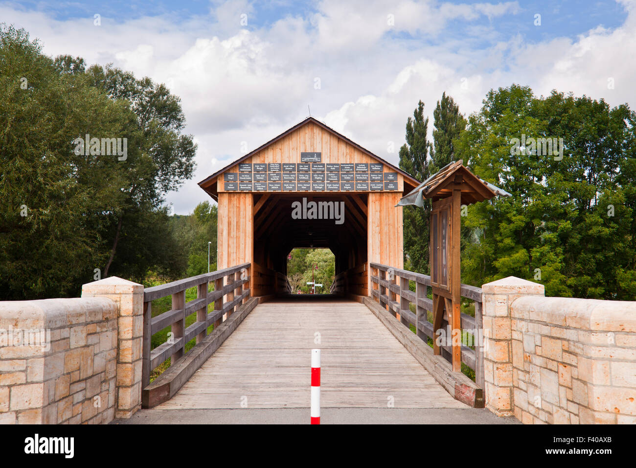 Old saalebrucke bridge hi-res stock photography and images - Alamy