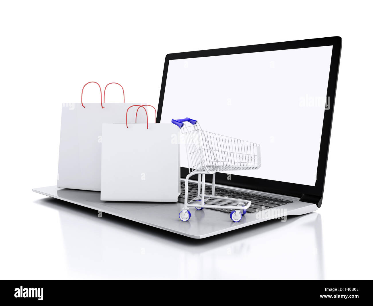 3d shopping cart hi-res stock photography and images - Alamy