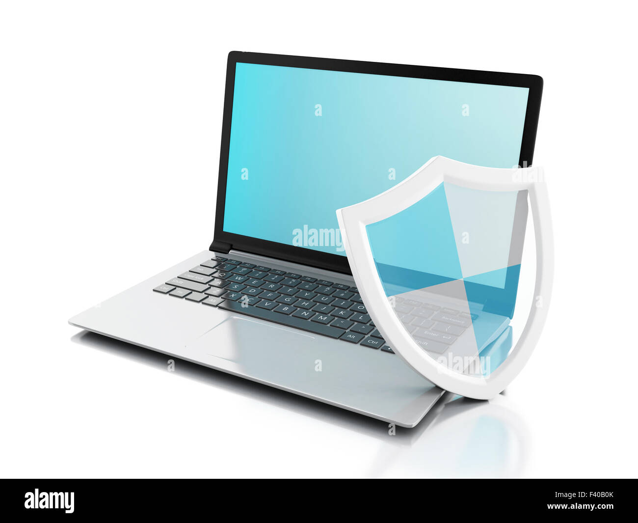 Shield security lock sign Cut Out Stock Images & Pictures - Alamy