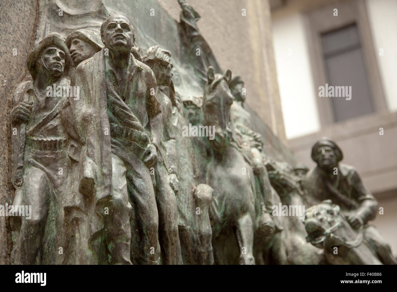 Statue in Central Park in Costa Rica Stock Photo - Alamy
