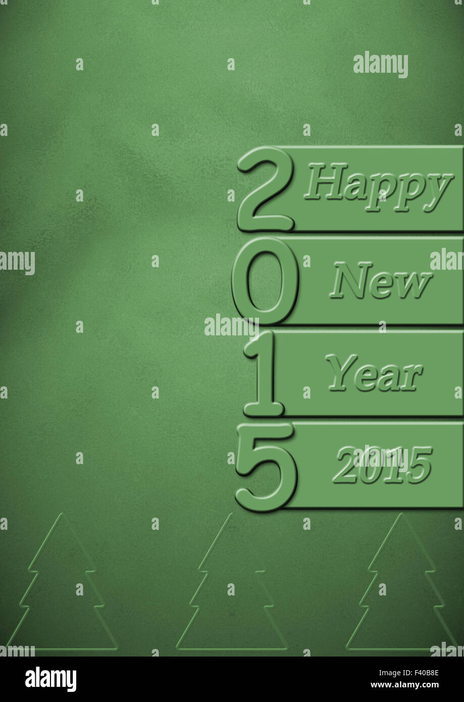3d text 2015 happy new year Stock Photo - Alamy