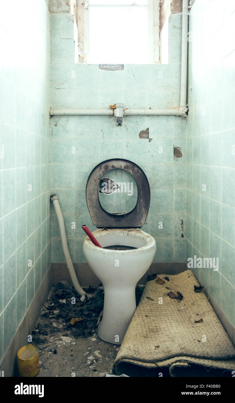 Disgusting dirty toilet bowl hi-res stock photography and images - Alamy