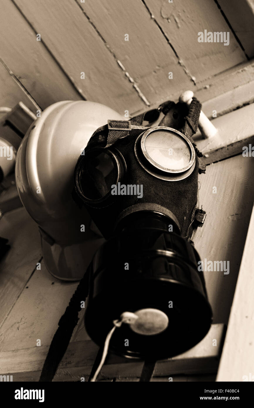 Photo of the WW II gas mask Stock Photo - Alamy