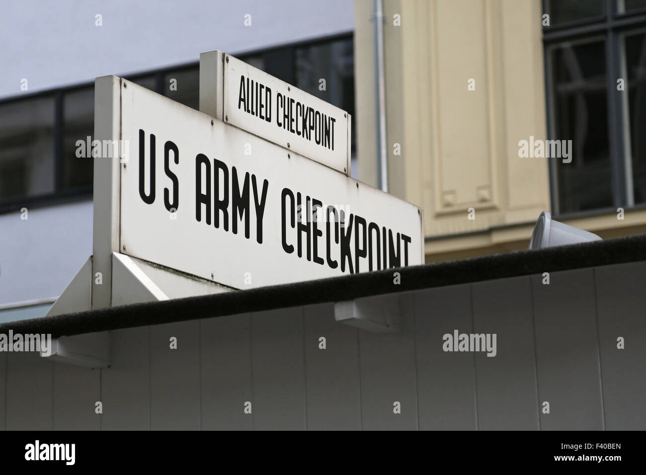 Traffic sign checkpoint hi-res stock photography and images - Alamy