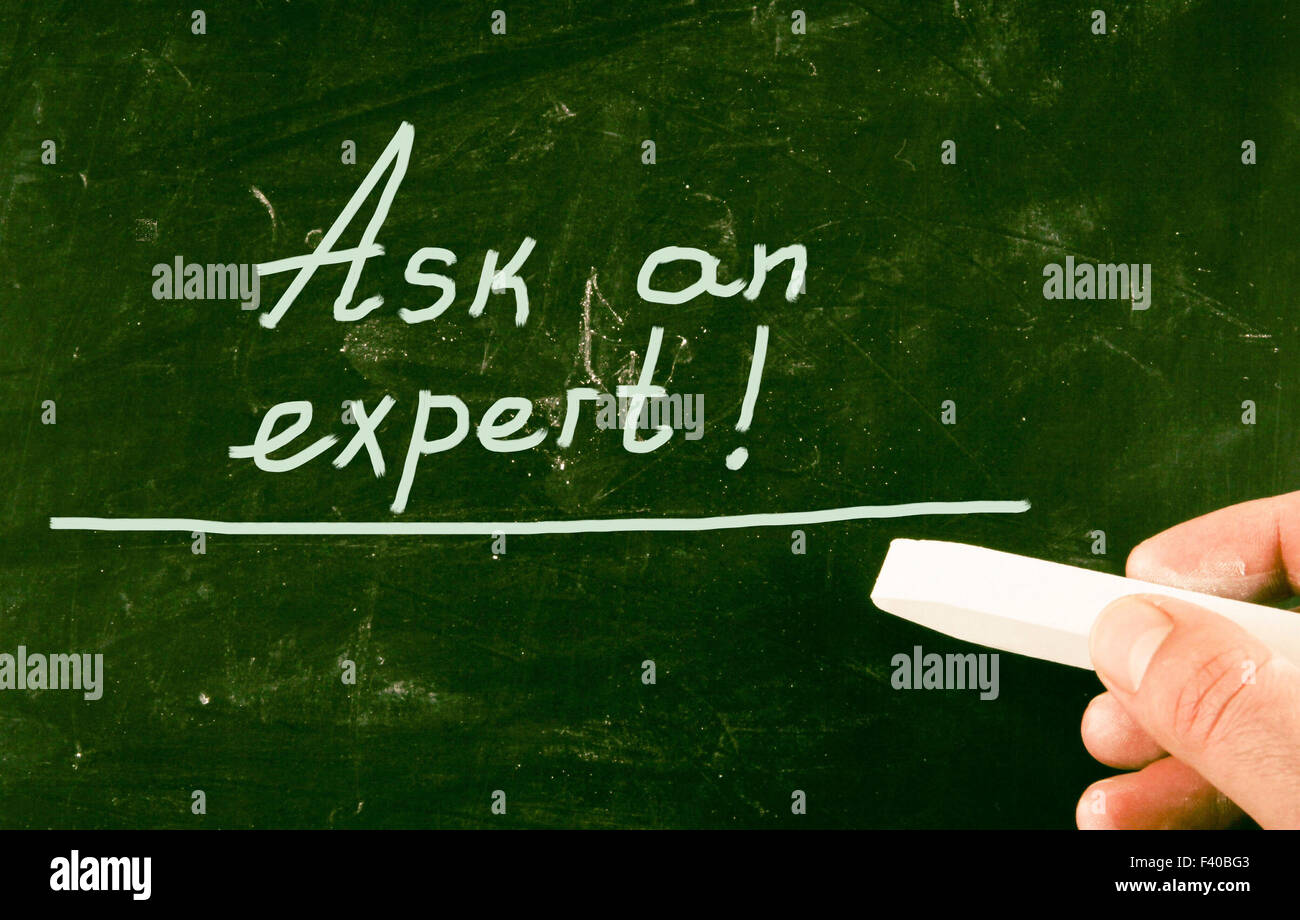ask an expert Stock Photo - Alamy