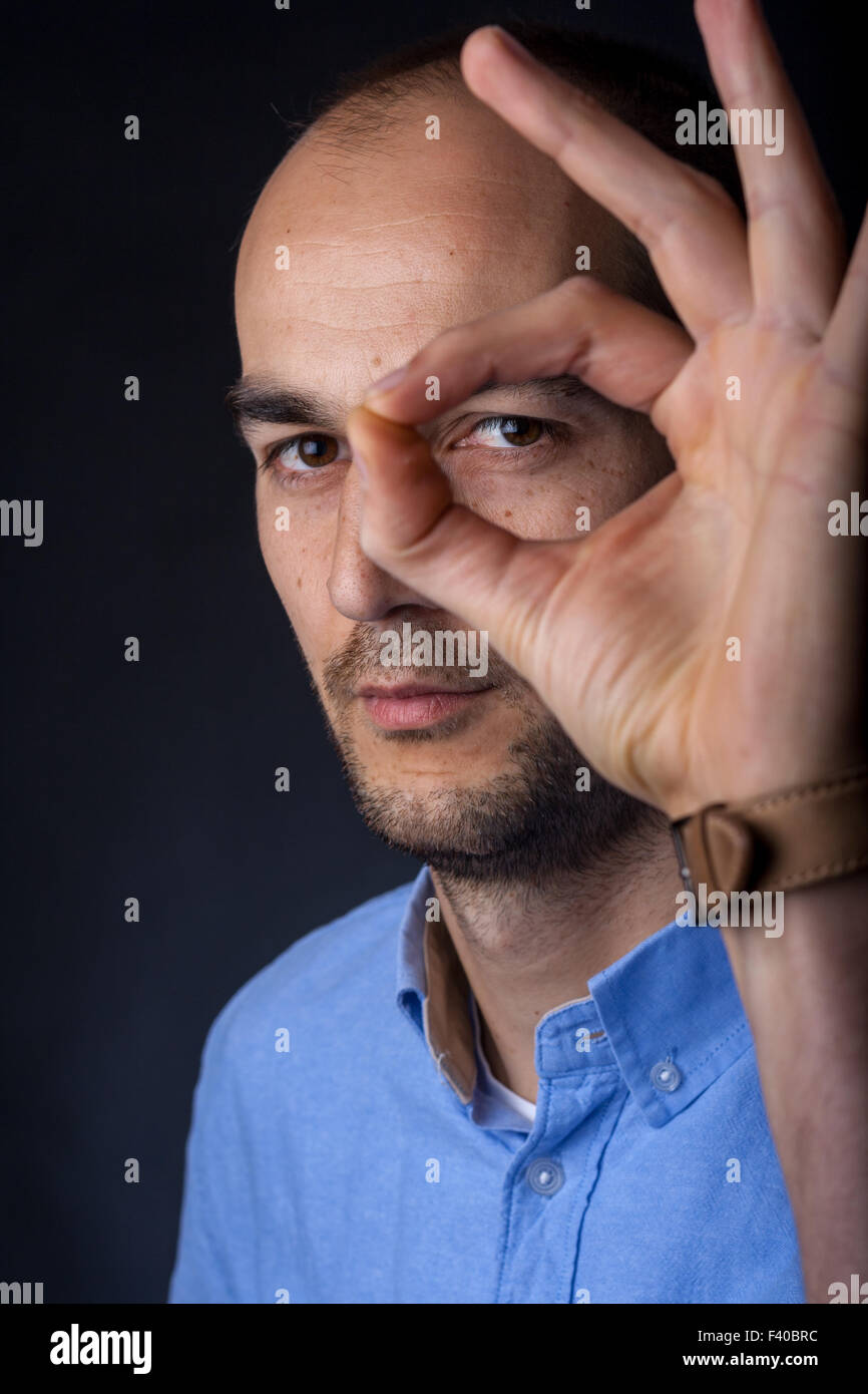 Male hand model hi-res stock photography and images - Alamy