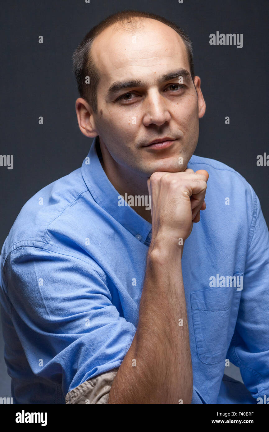 Confident male model hi-res stock photography and images - Alamy