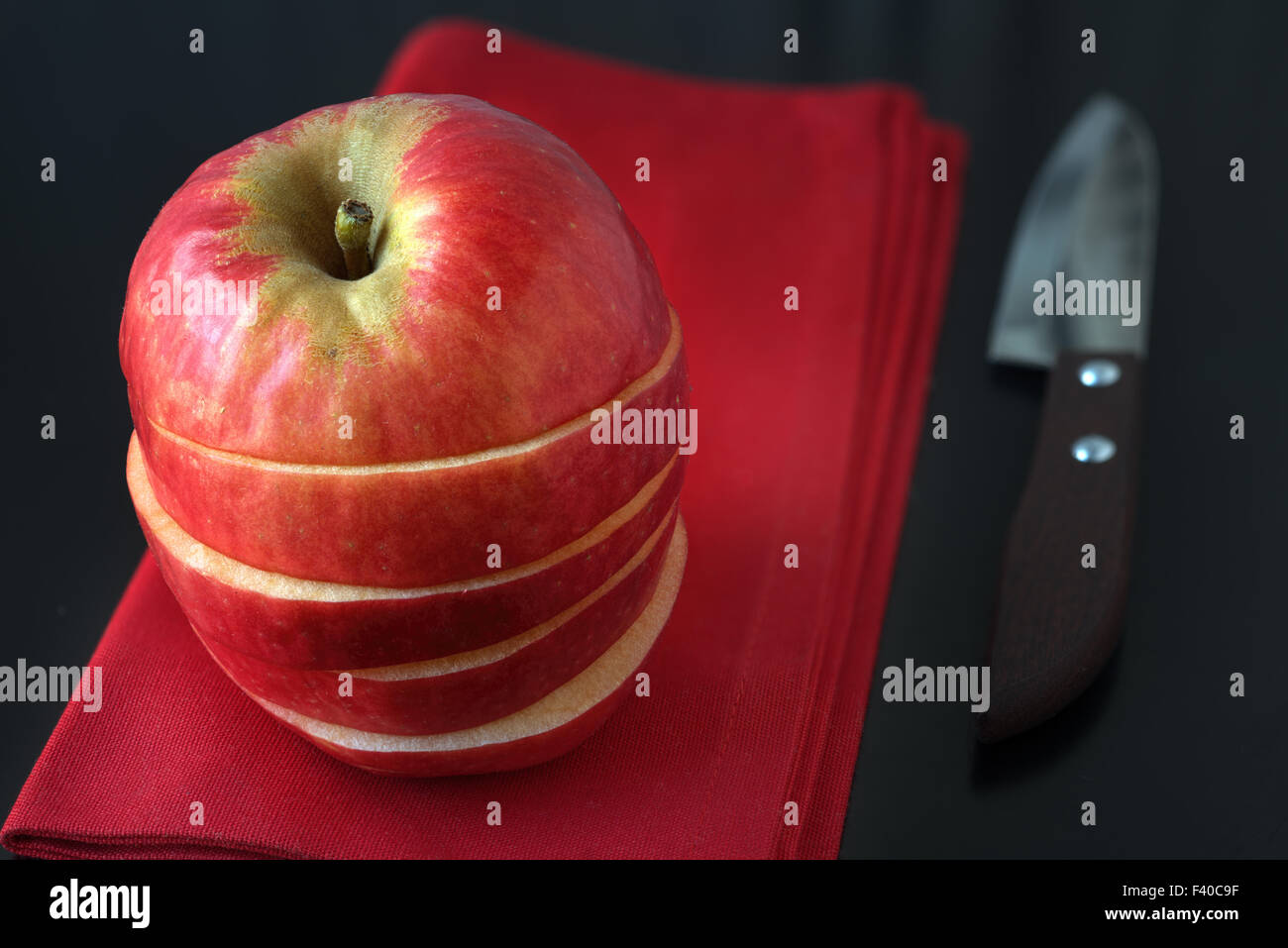 Sliced apple hi-res stock photography and images - Alamy