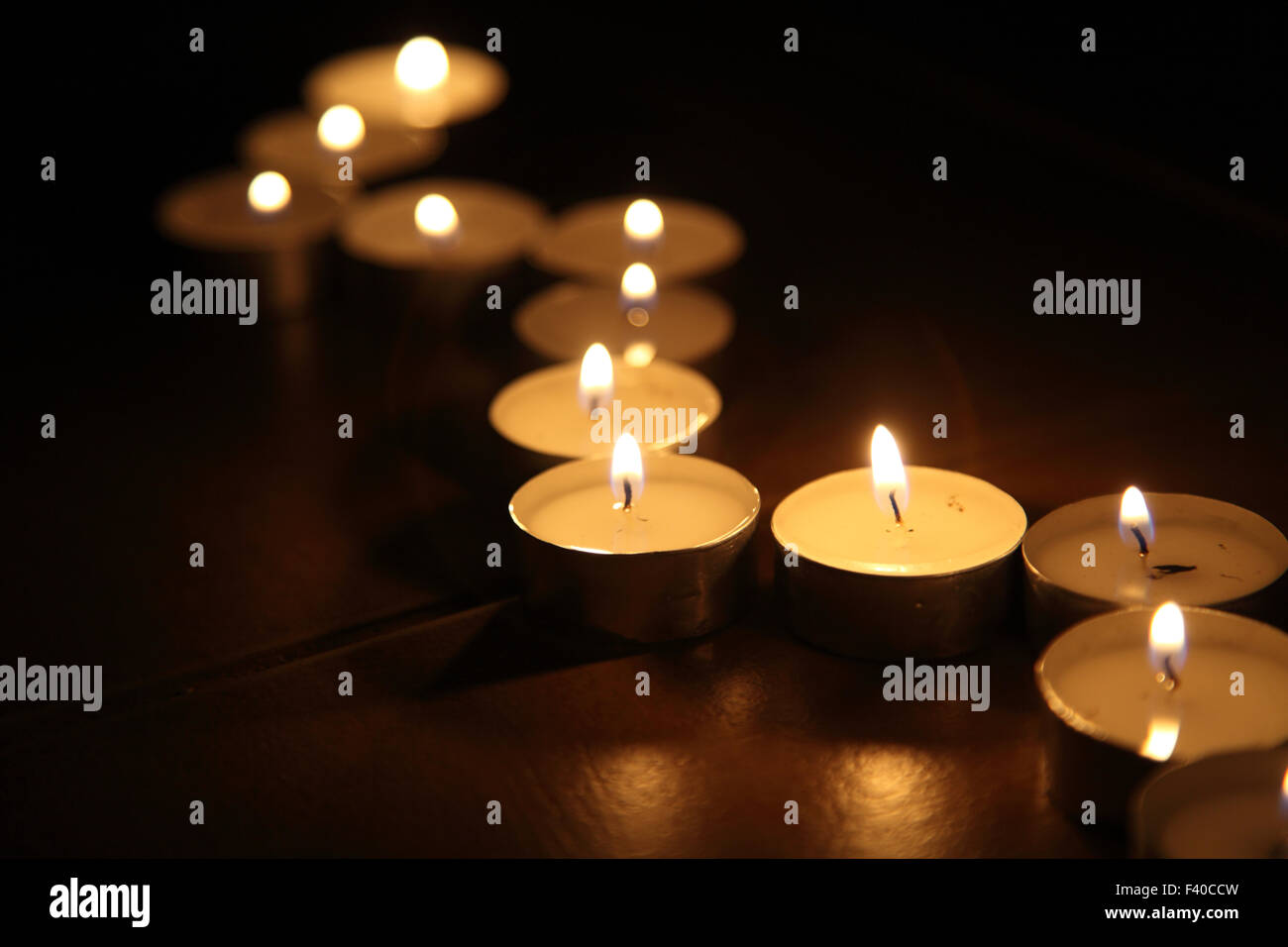 Short candles hi-res stock photography and images - Alamy