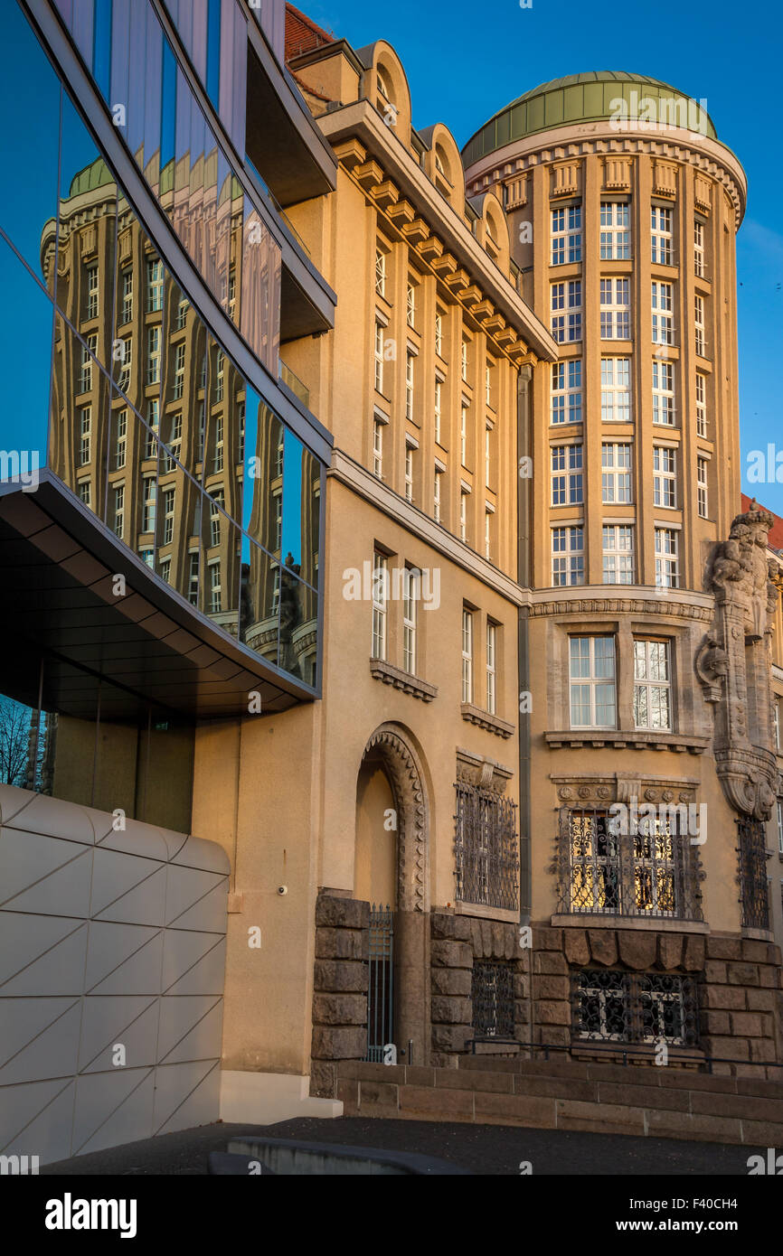 German National Library, Leipzig, Saxony Stock Photo - Alamy