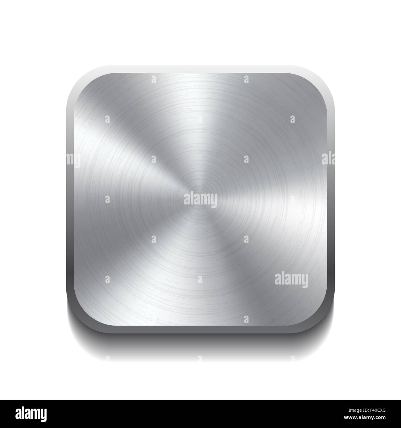 Realistic metal button hi-res stock photography and images - Alamy