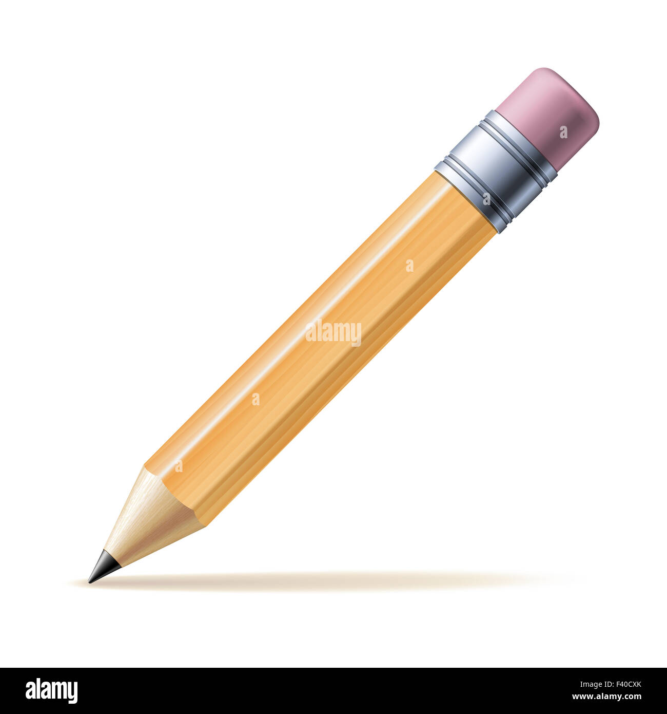 Short yellow pencil hi-res stock photography and images - Alamy